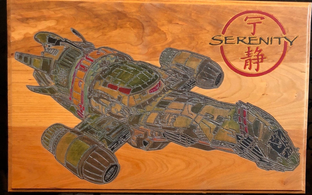 Firefly Serenity Wooden Sign ~ Machine Carved and Hand Painted and ...