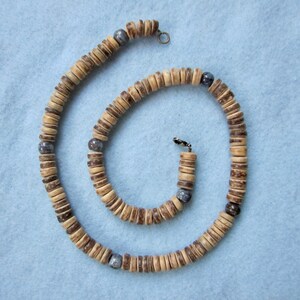 Women's Wooden Choker Men's Wooden Choker Necklace Surfer Wooden Choker ...