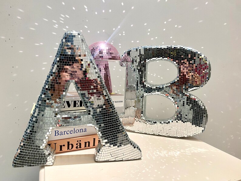 12 Inches Disco Lens Letters for Any Party - Etsy