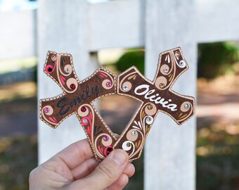 Leather Crosses | Etsy