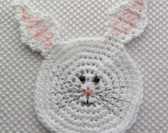 Bunny Coaster Crochet Pattern DIGITAL FILE Instant Download PDF - Etsy