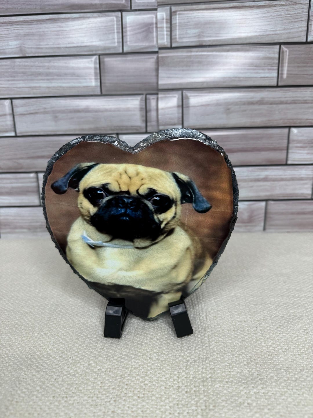 Custom Heart Slate Stone Portrait, Birthday Gift, Personalized Gift ...