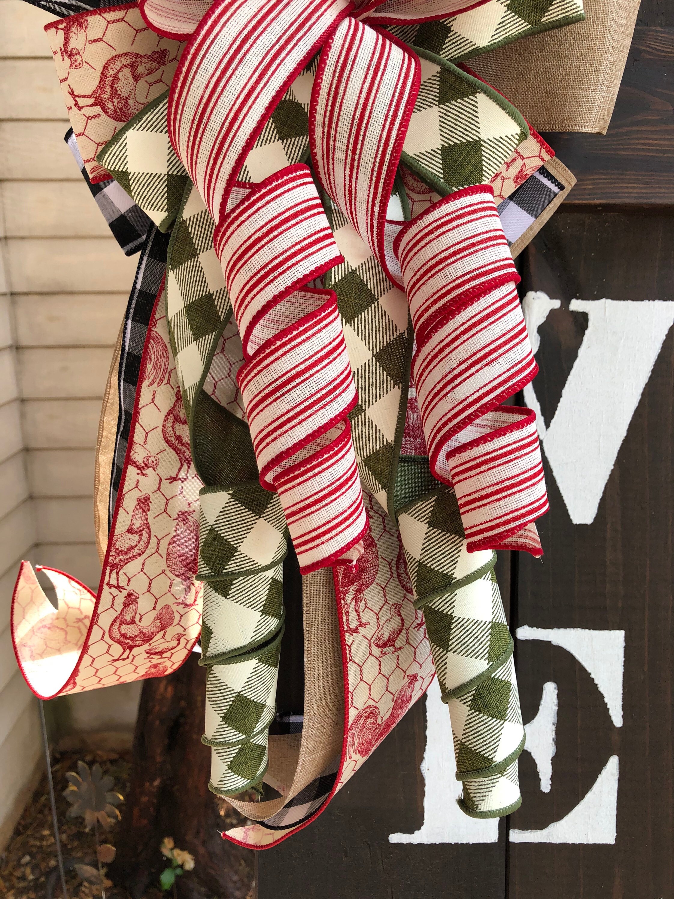 Farmhouse Bow for Front Porch Sign, Father's Day Gift - Etsy UK