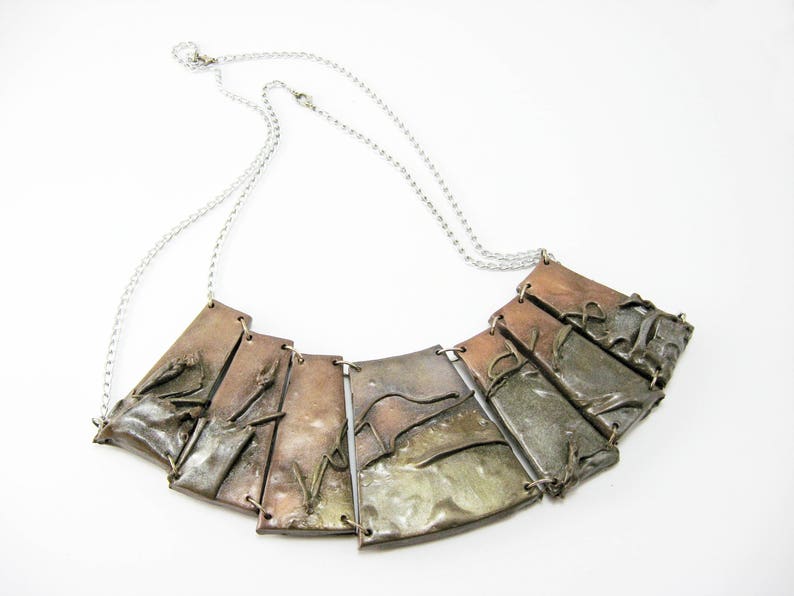 Nature Inspired Fimo Necklace Fimo Jewelry 40th Birthday - Etsy