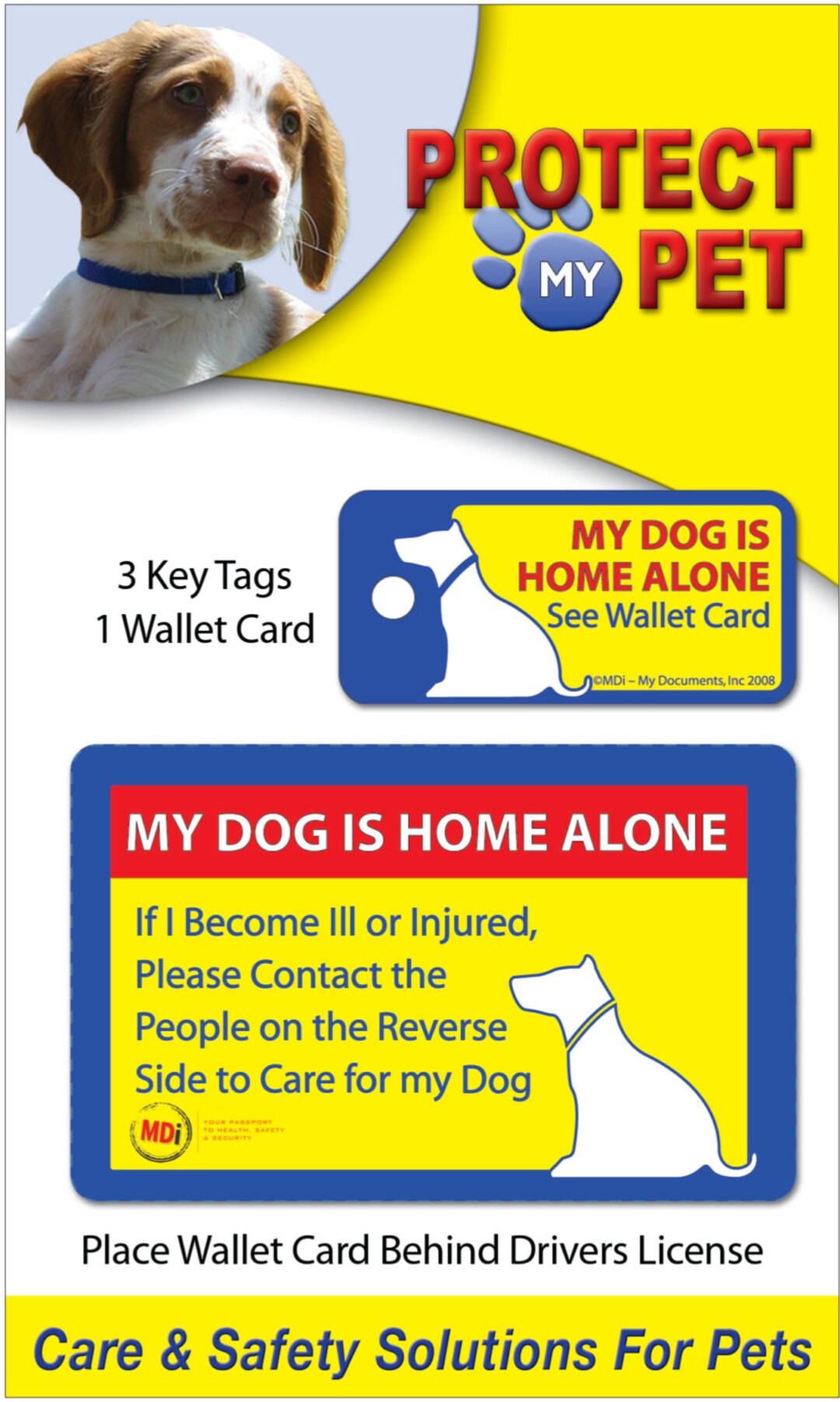 Emergency Wallet Card and Key Tags - Dog - Etsy