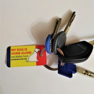 Emergency Wallet Card and Key Tags - Dog - Etsy