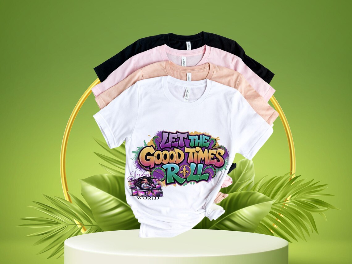 Mardi Gras PNG: Bold Lettering & Beads Design (digital Download) - Etsy