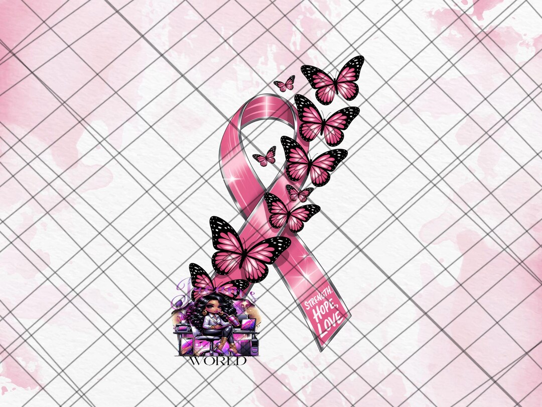 Hope Takes Flight Pink Ribbon PNG, Butterfly Breast Cancer Awareness ...