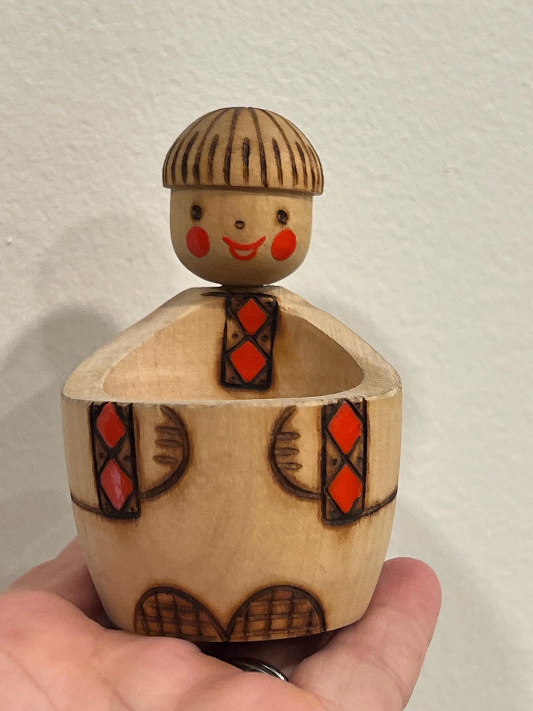 Happy 1980's USSR Russian Salt Cellar Kitchen Nostalgia Boy in Russian ...