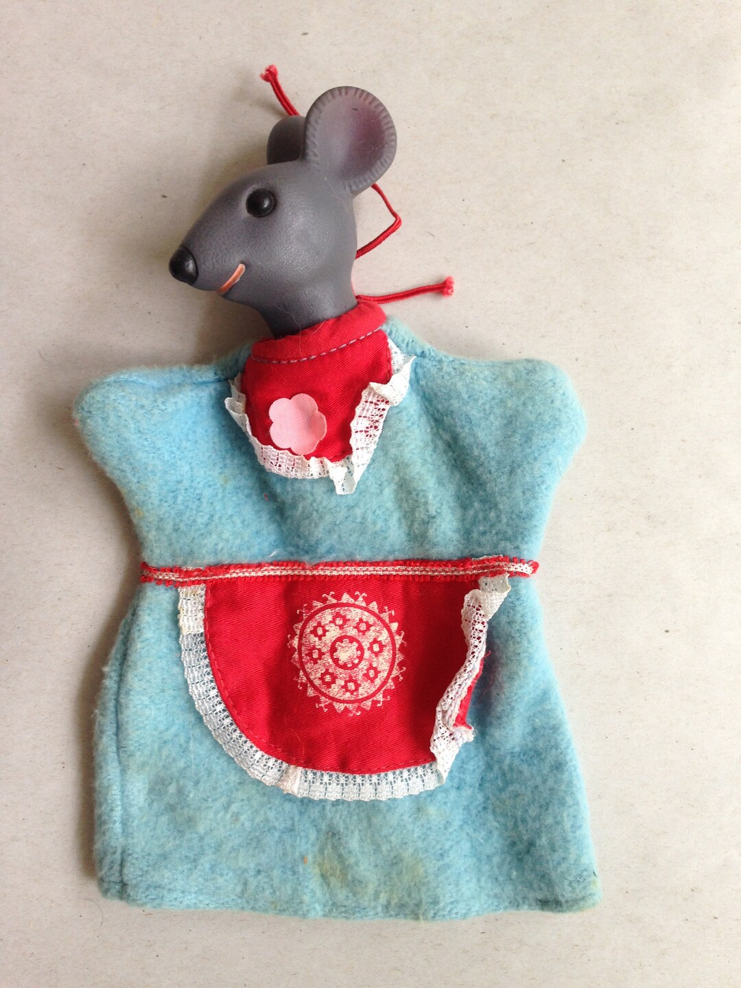 Russian Mouse Puppet Vintage Soviet Puppet Moscow USSR Children's Toy ...