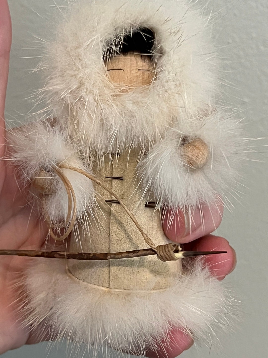 The Most Adorable Alaska Native Figure Hunter With Spear Fur and ...