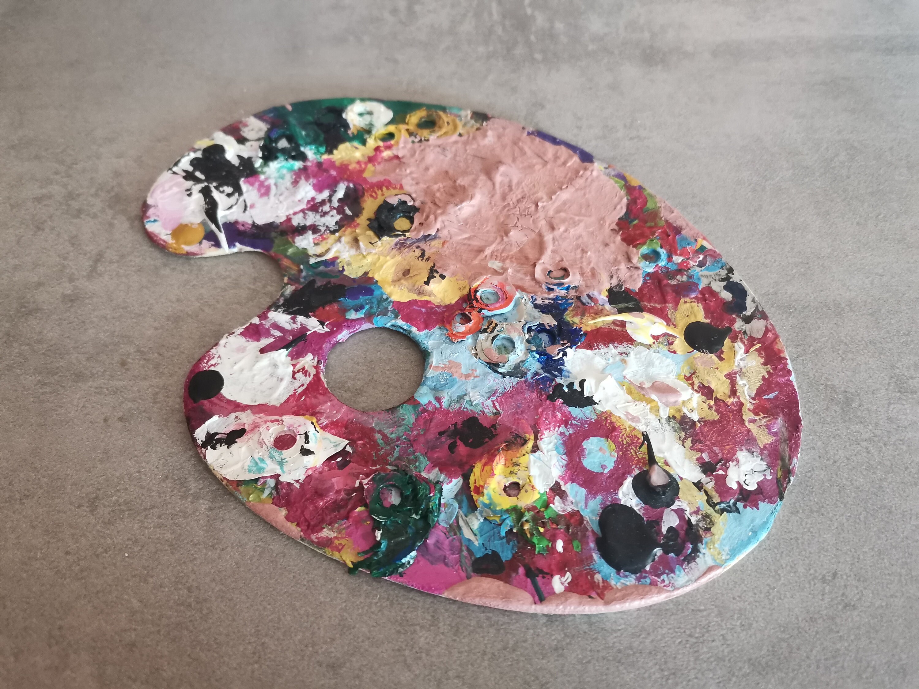 Vintage Palette, Vintage Artist Palette, Painters Palette, Paint ...