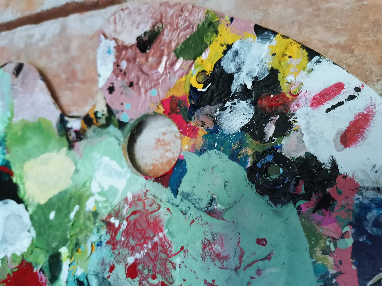 Vintage Palette Decor, Vintage Artist Palette, Painters Palette, Paint ...
