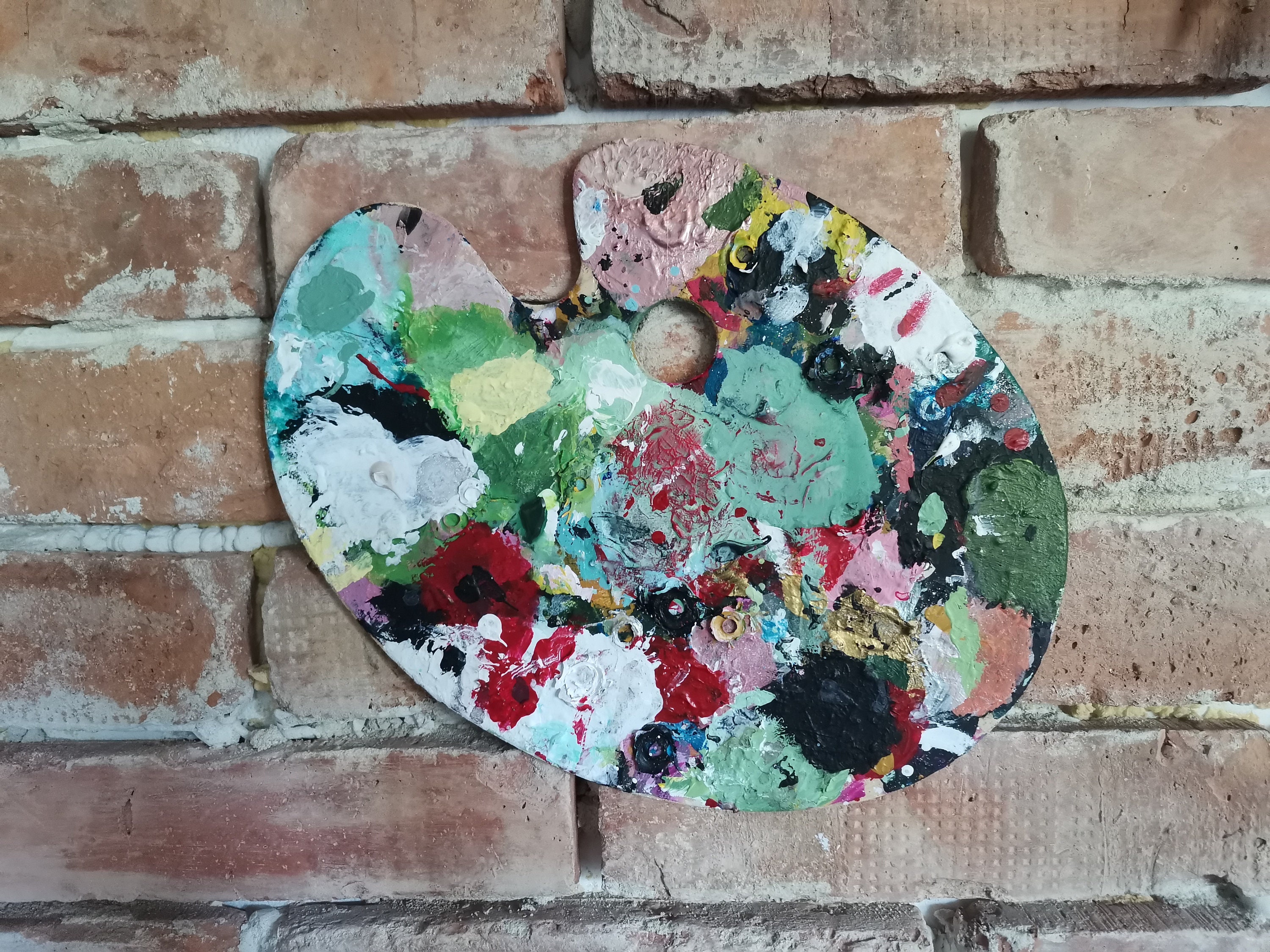 Vintage Palette Decor, Vintage Artist Palette, Painters Palette, Paint ...