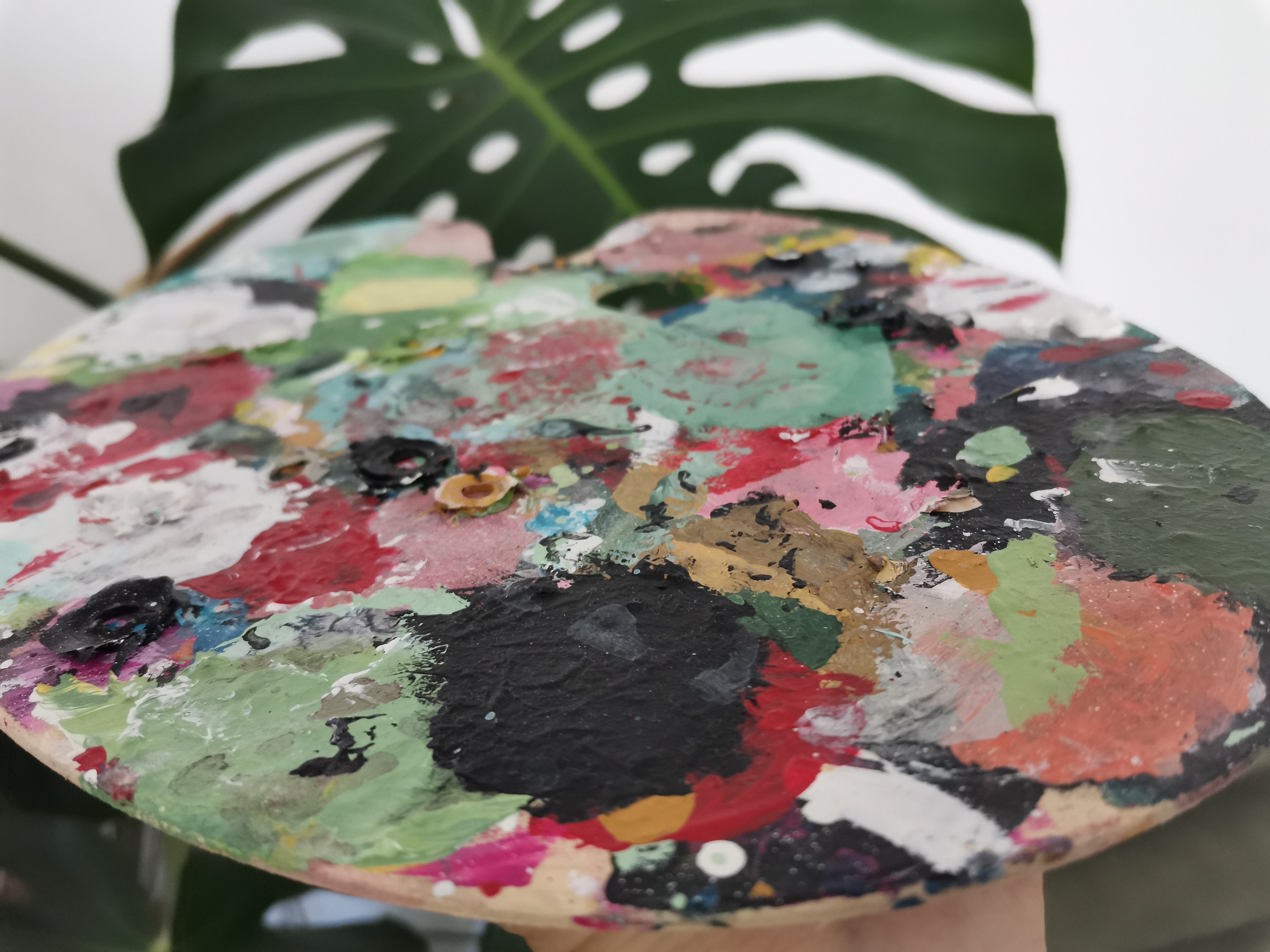 Vintage Palette Decor, Vintage Artist Palette, Painters Palette, Paint ...