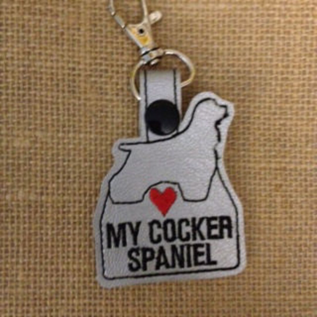 Luv My Cocker Spaniel Snap Tab Design INSTANT DOWNLOAD - Etsy