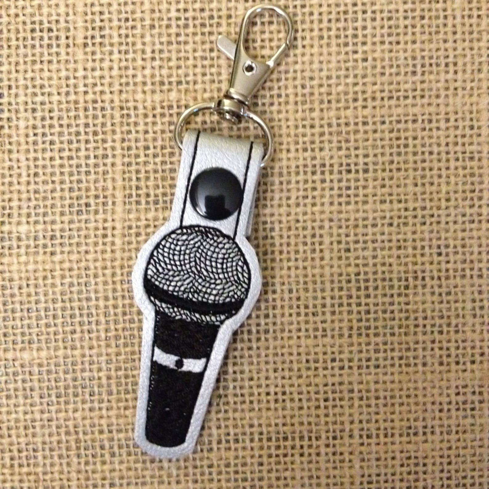 Microphone Snap Tab Design INSTANT DOWNLOAD - Etsy