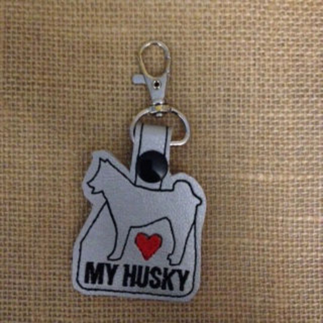 Luv My Husky Snap Tab Design INSTANT DOWNLOAD - Etsy
