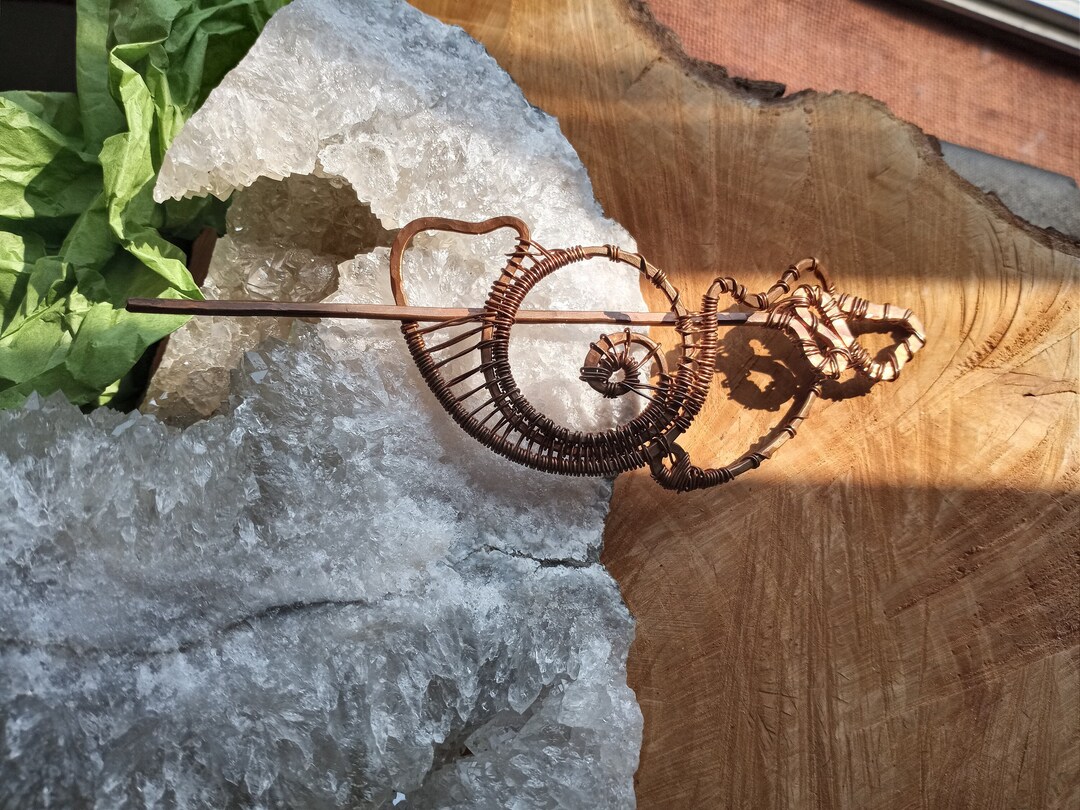 Fibonacci Hair / Cloth Clasp - Etsy