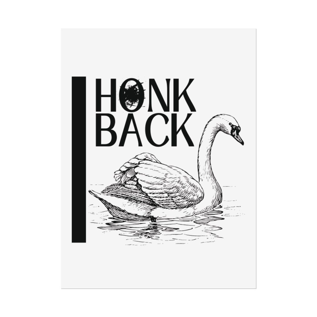 Honk Back, Rolled Posters - Etsy