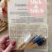 January Stick and Stitch Embroidery Pattern: Winter Designs - Etsy