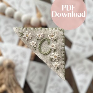 Corner Bookmark PDF Pattern, Instant Download, Embroidery Pattern, DIY ...