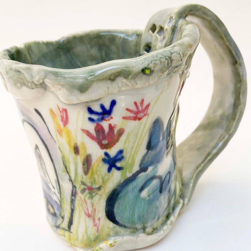 Hand Made Whimsical Mug - Etsy