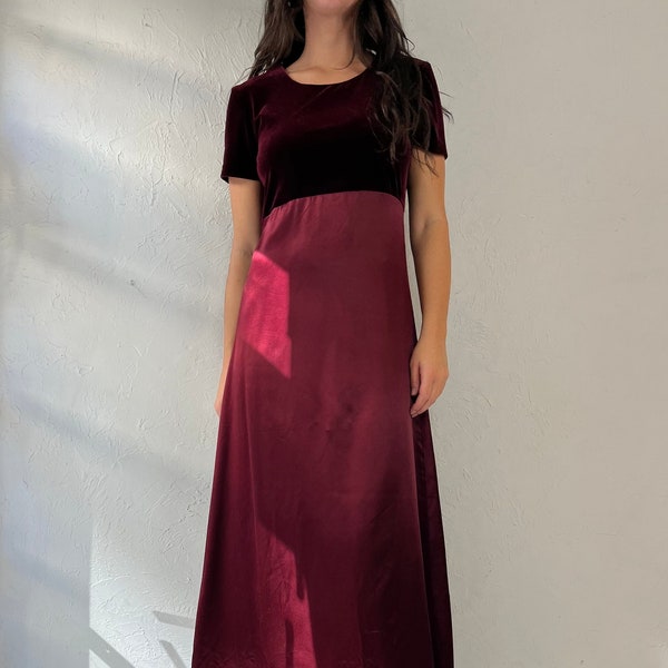 Velvet Maxi Dress - Etsy