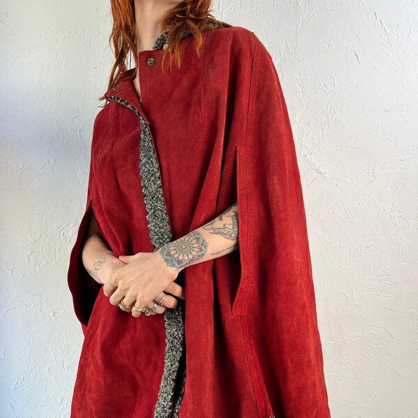 Leather Poncho - Etsy