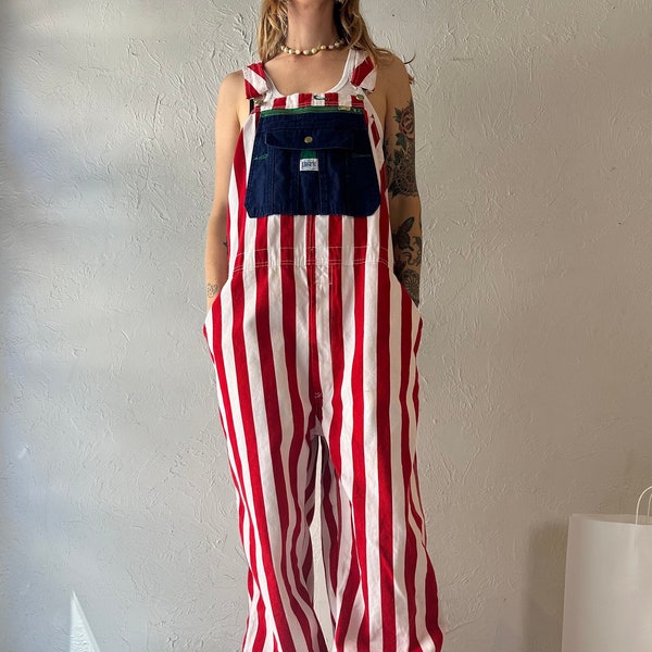 Striped Overalls - Etsy