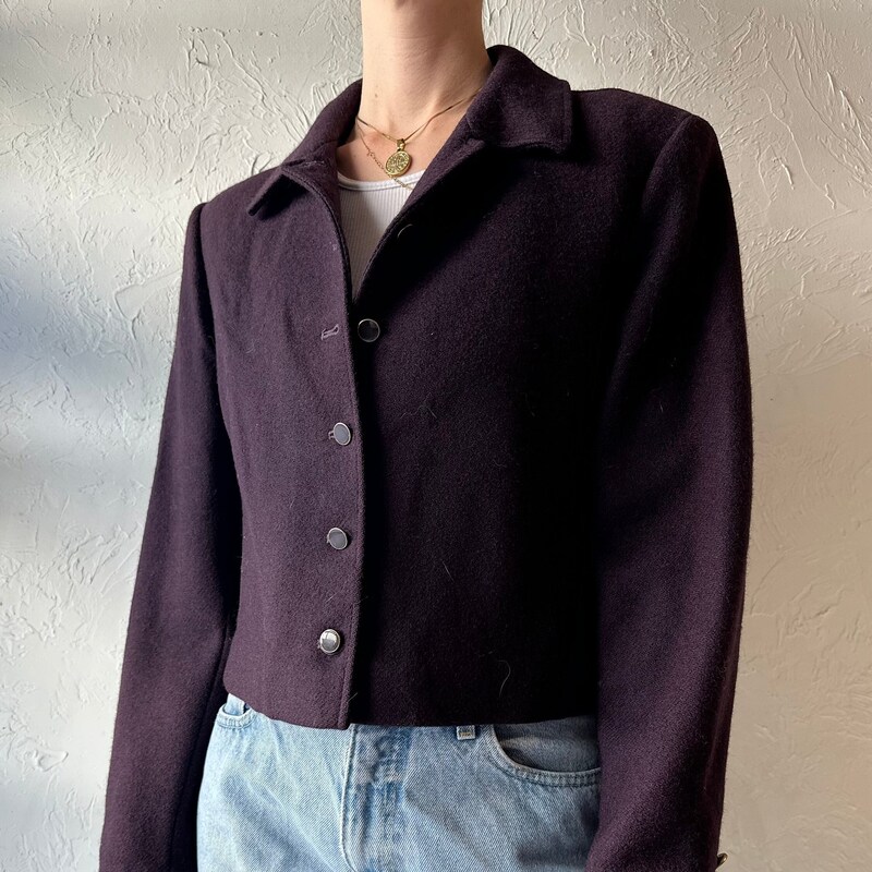 Wool Cropped Jacket - Etsy