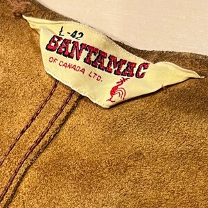 60s 'bantamac' Suede Leather Utility Vest / Medium - Etsy