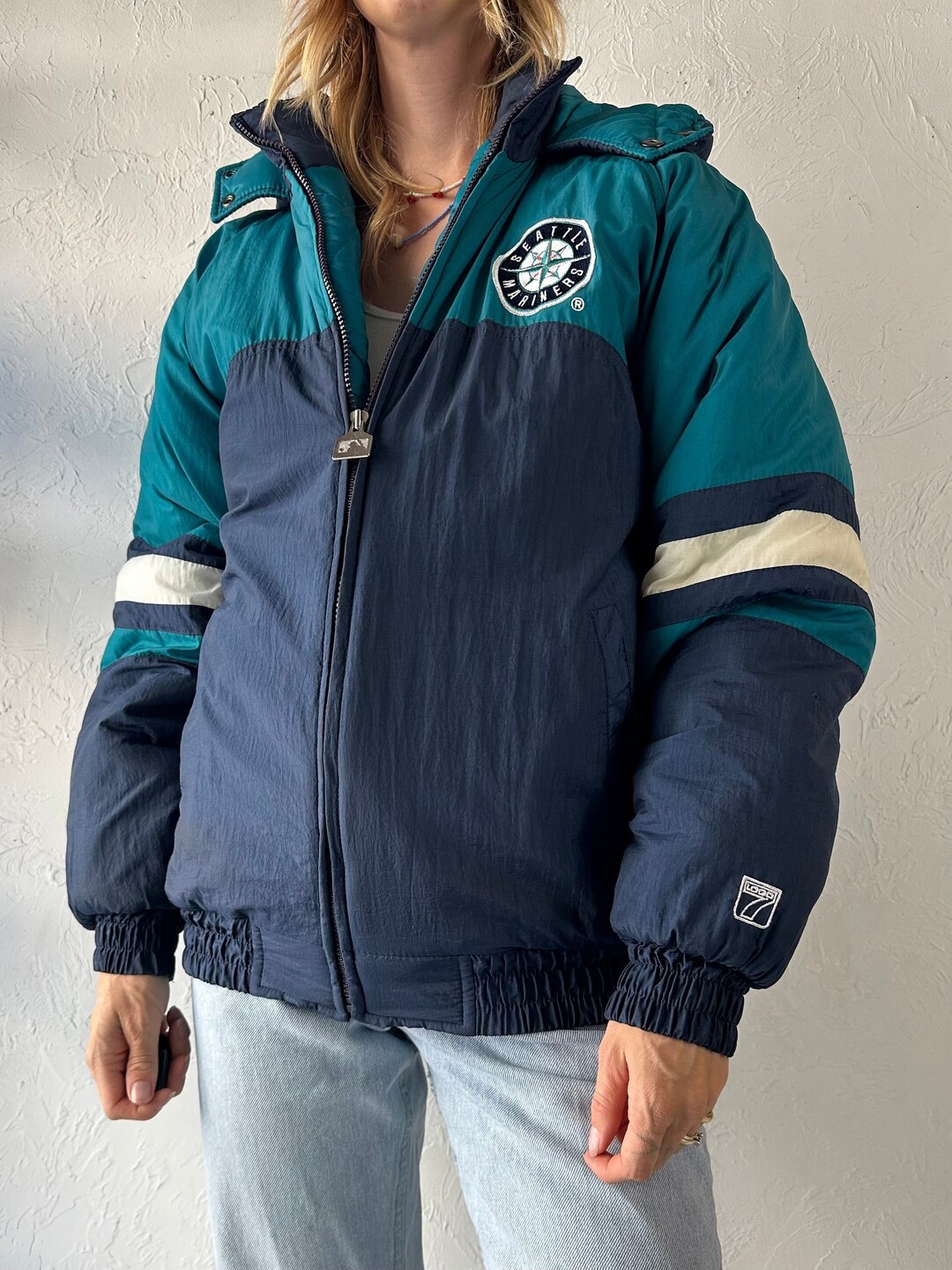 90s 'genuine Merchandise' Seattle Mariners Starter Jacket / Medium - Etsy