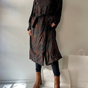 90s 'michelle Stuart' Trench Coat / Medium - Etsy
