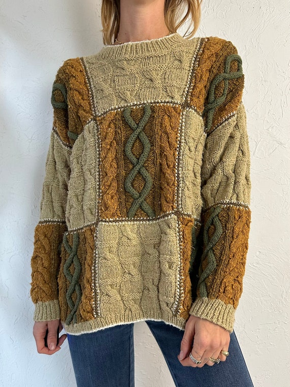 90s 'liz Claiborne' Cable Knit Sweater / Large - Etsy 90s 'liz Claiborne' Cable Knit Sweater / Large - Etsy