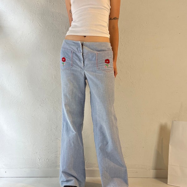 Embroidered Pants - Etsy