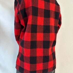 70s 'bemidji' Red Wool Plaid Flannel Shirt / Medium - Etsy