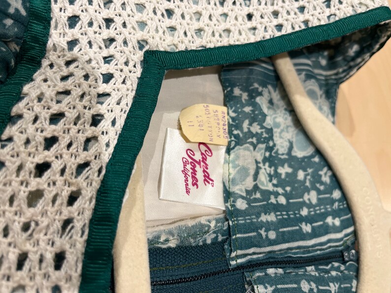 70s 'candi Jones' Green Peasant Prairie Maxi Dress / - Etsy