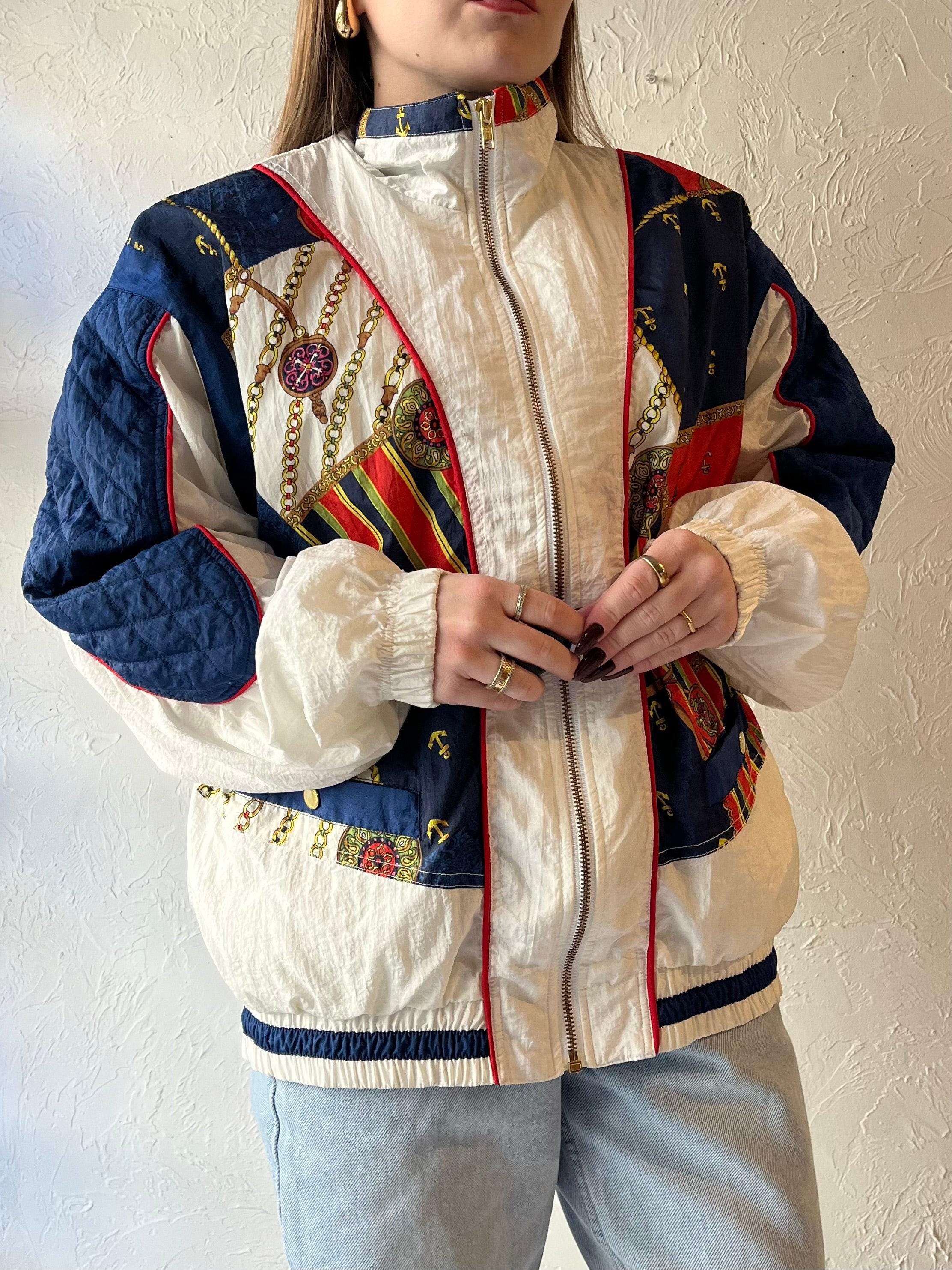 90s ‘active Frontier’ Nylon Bomber Jacket / Medium - Etsy