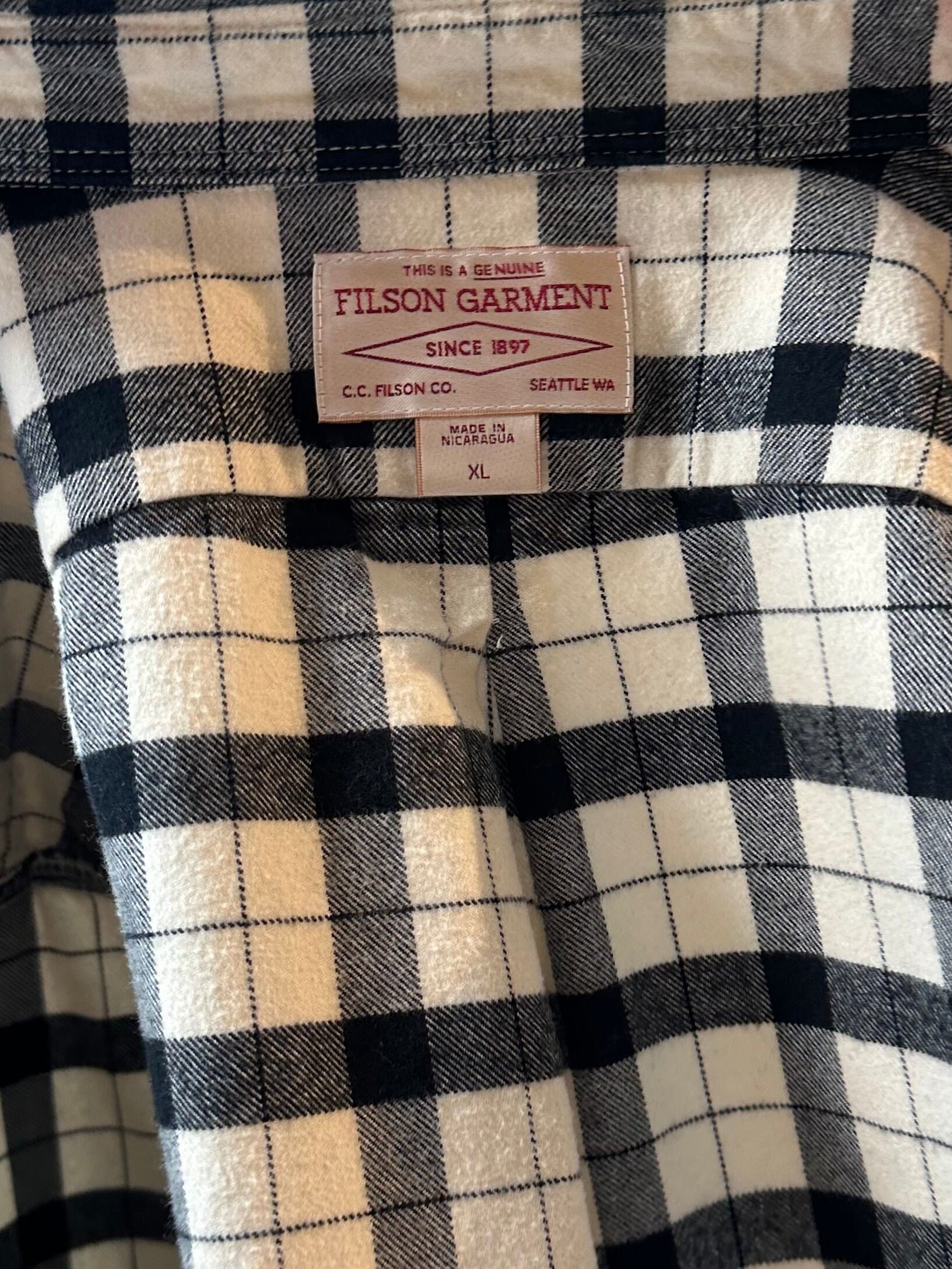 Y2k 'filson' Cotton Flannel Shirt / XL - Etsy
