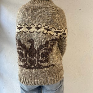 Vintage Hand Knit Eagle Sweater / Small - Etsy