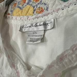 90s 'gloria Vanderbilt' White Cotton Maxi Dress / Large - Etsy