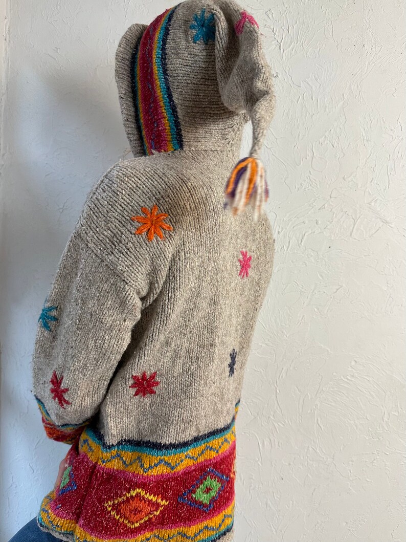 Vintage Beige Hand Knit Cotton Fairy Core Sweater / Medium - Etsy