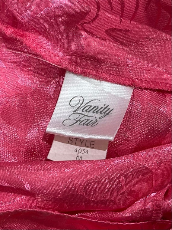 90s 'Vanity Fair' Hot Pink Tank Slip Maxi Dress / Med… - Gem