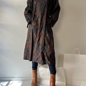 90s 'michelle Stuart' Trench Coat / Medium - Etsy