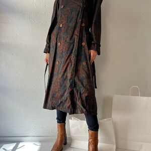 90s 'michelle Stuart' Trench Coat / Medium - Etsy