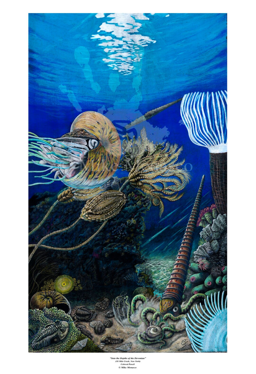 Print Signed/numbered in the Depths of the Devonian - Etsy