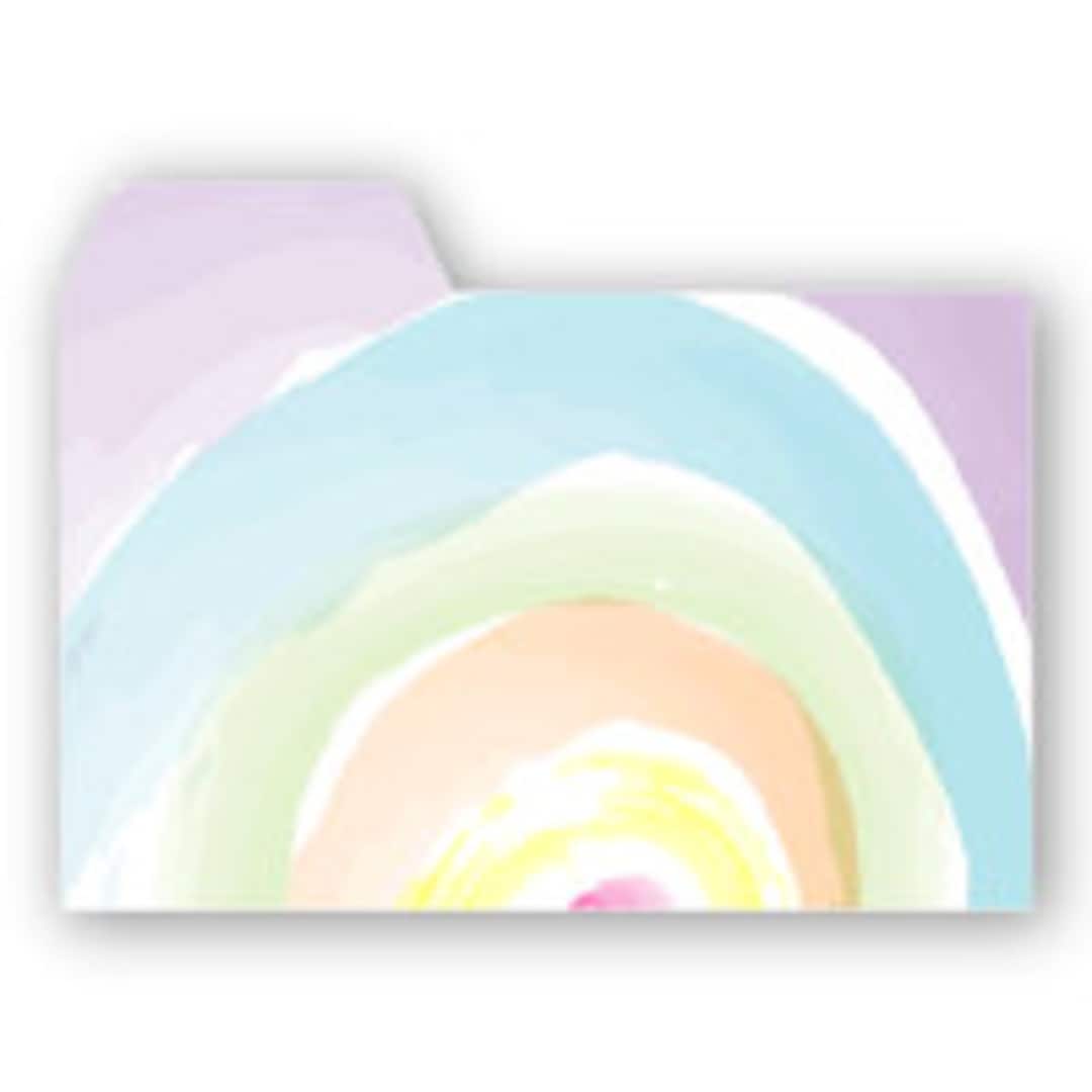 Watercolor Rainbow Desktop Folder Icons, Mac (PNG Digital Download) - Etsy