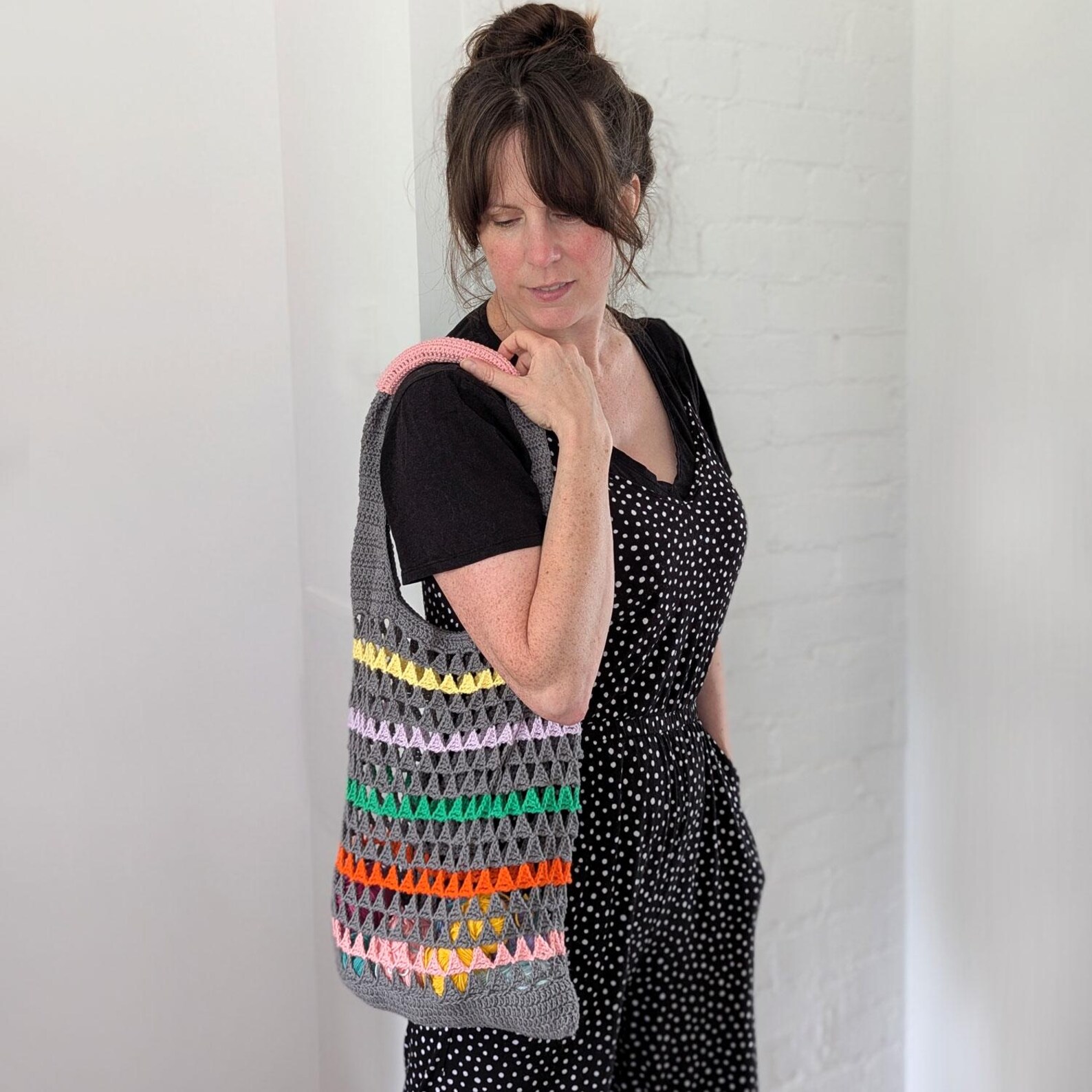 Bermuda Triangle Crochet Bag Pattern: Cotton Tote (PDF Pattern) - Etsy