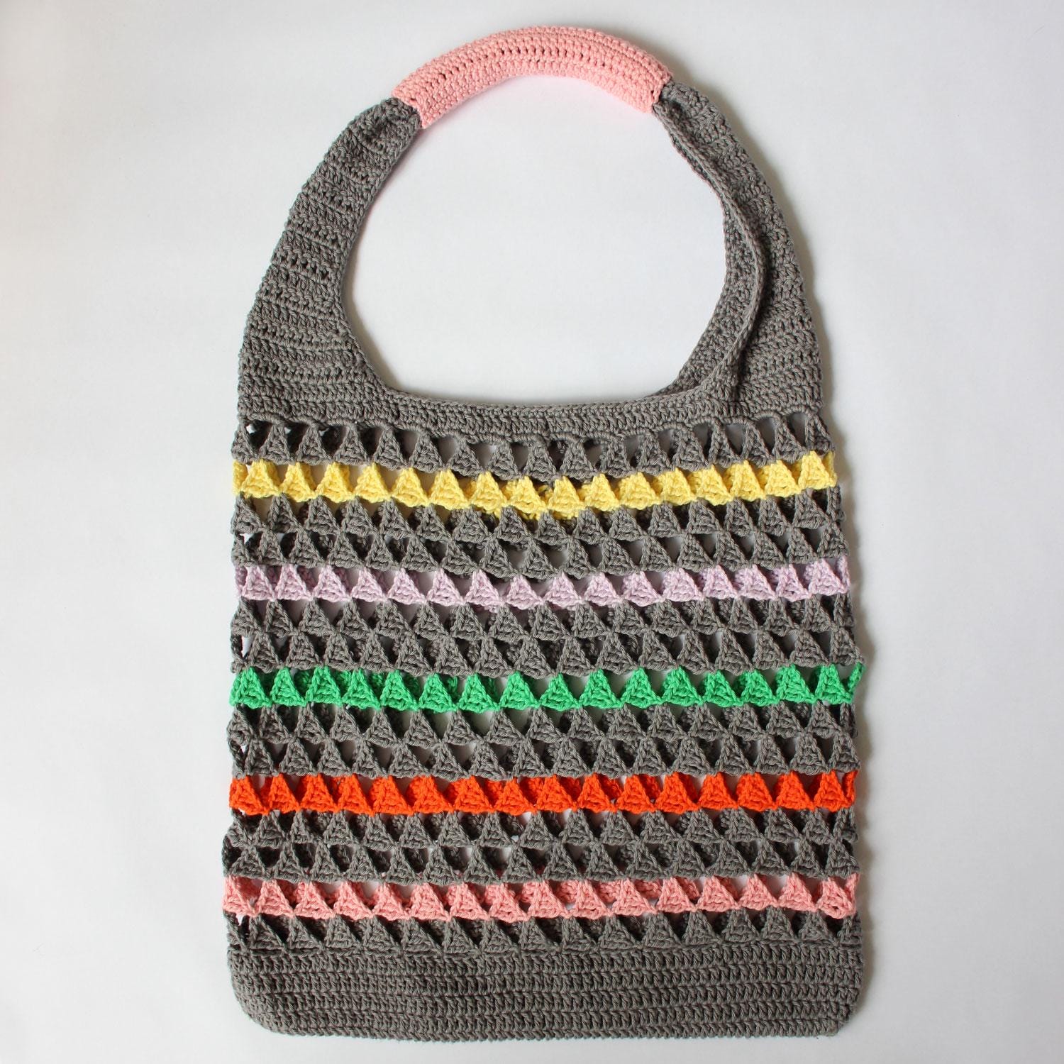 Bermuda Triangle Crochet Bag Pattern: Cotton Tote (PDF Pattern) - Etsy